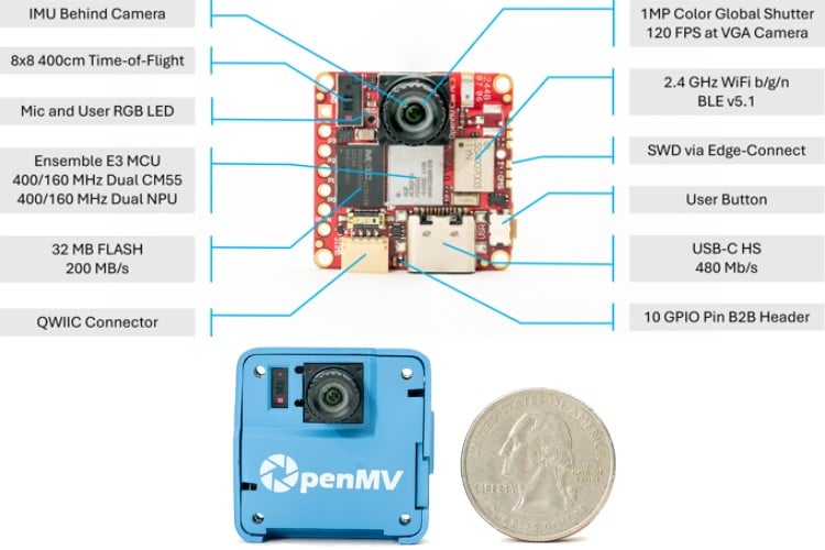 OpenMV AE3 and N6 - Python Programmable AI Cameras for Embedded Vision